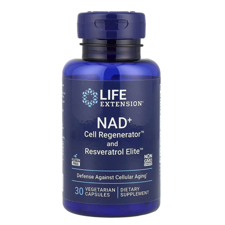 Nad Cell regenerator and resveratrol elite Life extension 30 capsulas - VITALOW